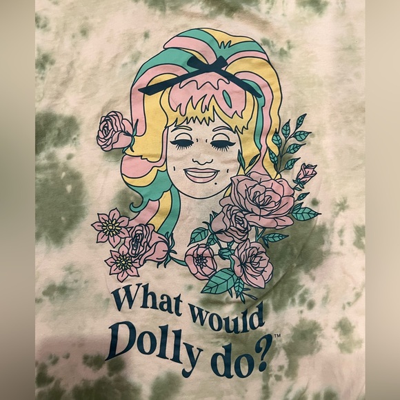 Dolly | Tops | What Would Dolly Do Dolly Parton Tie Dye Shirt Medium ...